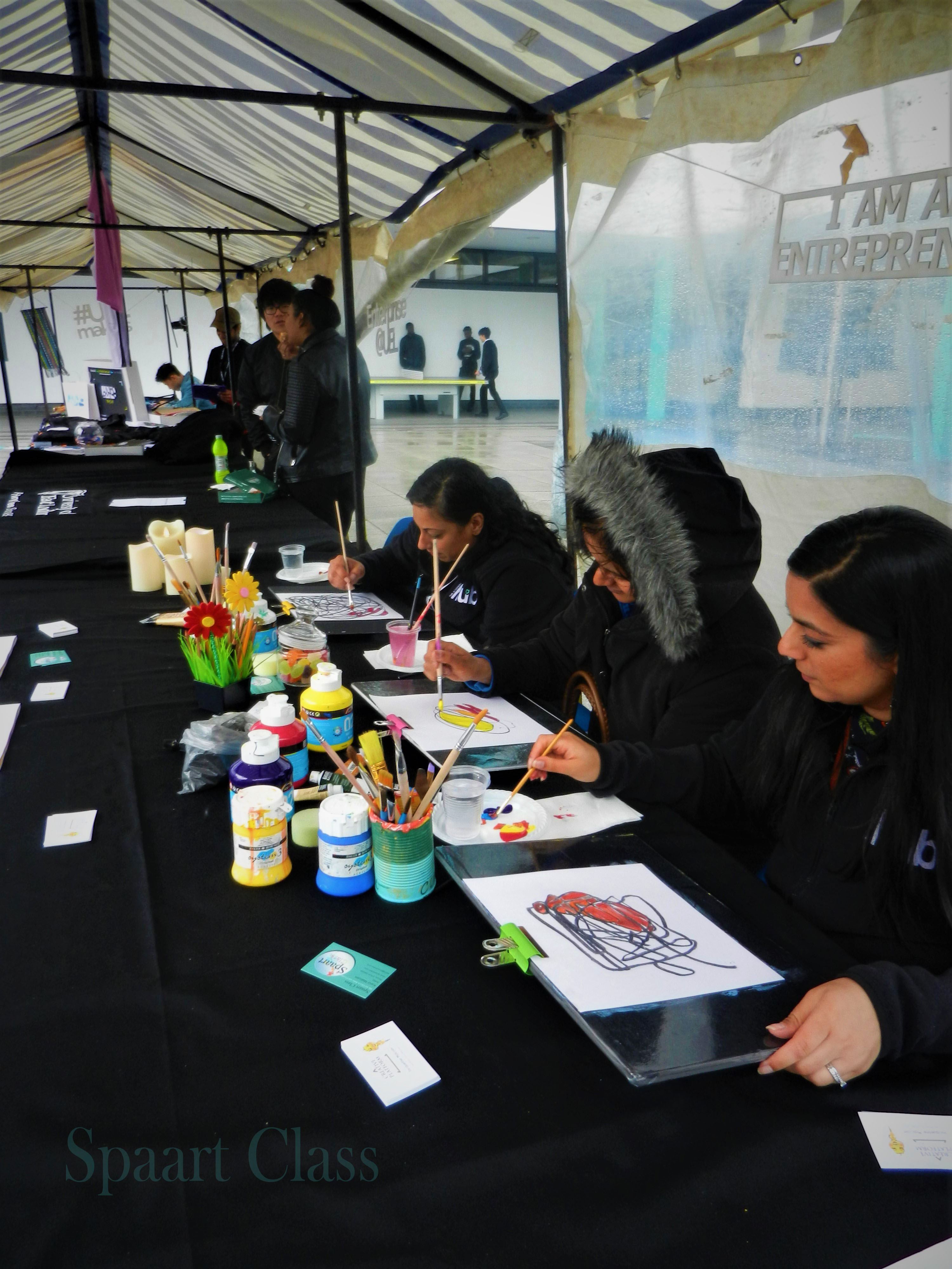 UEL Open Day – CPA and Spaart Class – The Art Class To Relax and Unwind